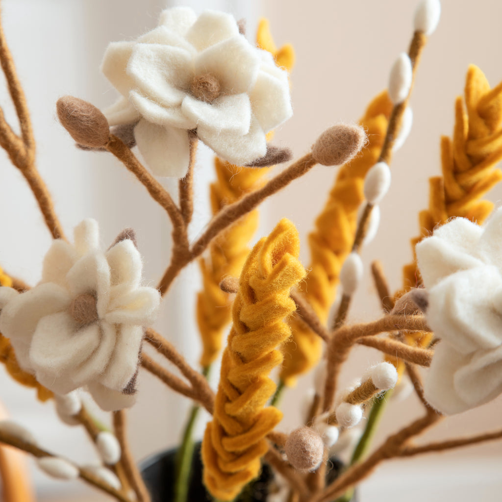 Felt Corn Flower- Two Colours – Marehalm